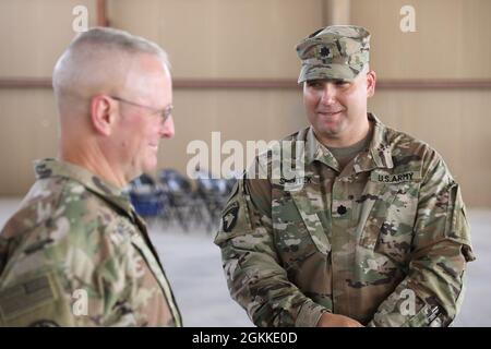 Lt. Col. Tyler Smentek, commander of 1st Battalion, 168th Aviation ...