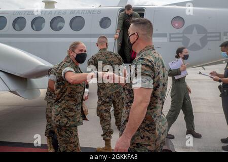 Marine Corps Installations Pacific sergeant major, Sgt. Maj. Peter Siaw ...
