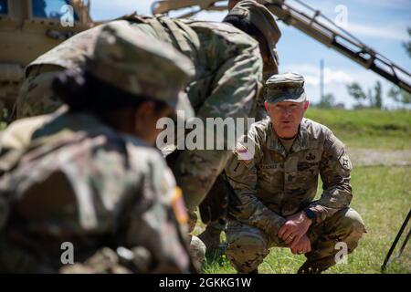 U.S. Army Sgt. Maj. James Pyle, the brigade operations sergeant major ...