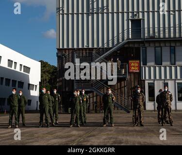 U.S. Airmen stand at parade rest awaiting the announcement of the ...