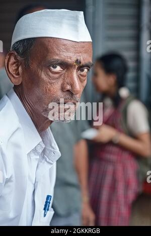 This is a portrait of a grumpy middle aged man Stock Photo - Alamy