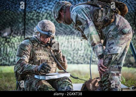 Alpha Battery, 3-7 Field Artillery, 25th Infantry Division, fires its ...