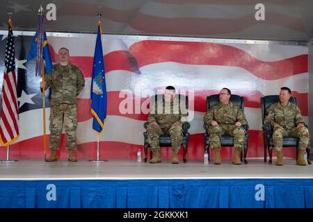 Col. Eric Tramel, right, incoming 2nd Maintenance Group commander ...