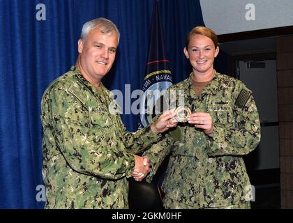 Rear Adm. Christopher Alexander, commander of Naval Surface and Mine ...