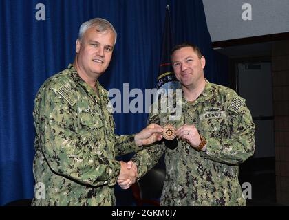 Rear Adm. Christopher Alexander, commander of Naval Surface and Mine ...