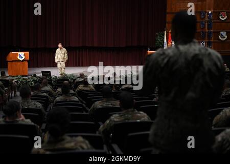 U.S. Space Force Senior Enlisted Advisor CmSgt Roger Towberman, wears ...