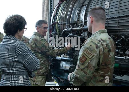 Gen. Tim Ray, Air Force Global Strike Command commander, and his wife ...