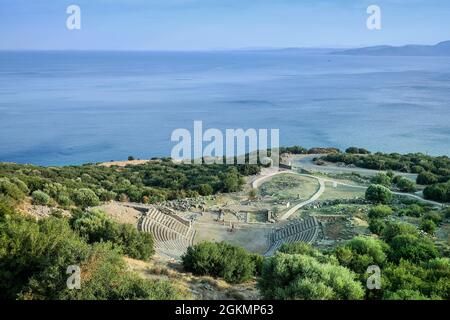 Canakkale, Istanbul, Turkey. 13th Sep, 2021. Ruins of the Temple of ...