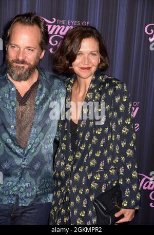 Peter Sarsgaard attending the New York premiere of 'The Magnificent ...