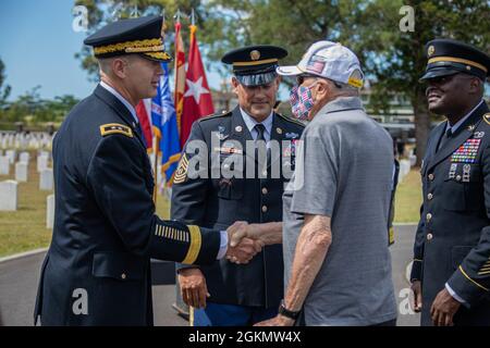 Maj. Gen. James B. Jarrard, commanding general of the 25th Infantry ...