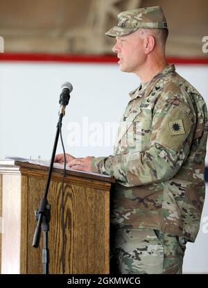 Col. Alan Gronewold, Task Force Phoenix commander, addresses his ...