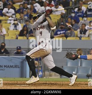 Arizona Diamondbacks' Ketel Marte hits a solo home run in the first ...
