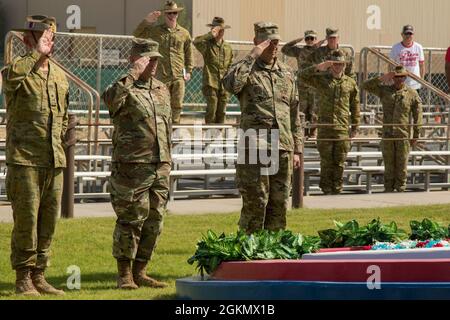Command Sgt. Maj. Brian Disque, senior enlisted advisor of Area Support ...