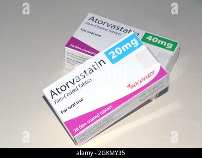 A Box of 28, 40mg Film Coated Atorvastatin (Lipitor) 'Statin' Tablets ...