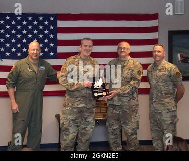 Maj. Gen. Brian Borgen, Tenth Air Force Commander and Chief Master Sgt ...