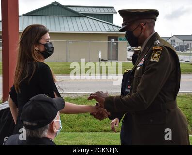 Lt. Gen. Gary Brito, left, deputy chief of staff G-1 Personnel of The ...