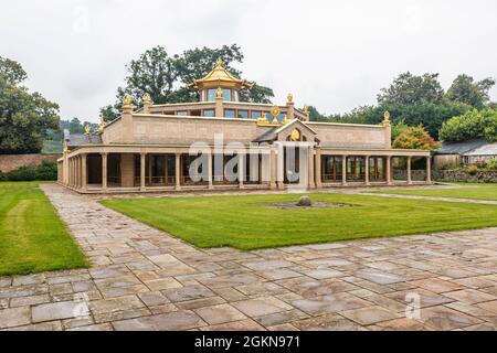 Manjushri Kadampa Meditation Centre, Buddhist temple, Conishead, near ...