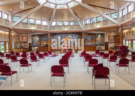 Manjushri Kadampa Meditation Centre, Buddhist temple, Conishead, near ...