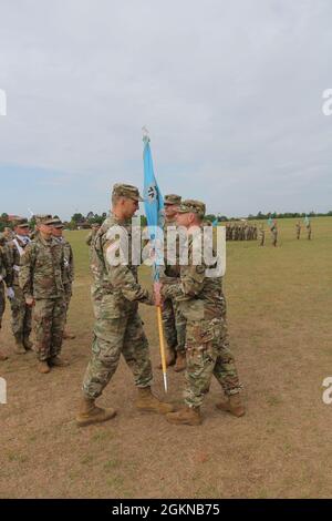 FORT GORDON, Ga. – Lt. Col. Benjamin Klimkowski (left), assumed command ...