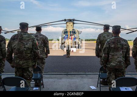 U.S. Army Lt. Col. Timothy Lynch, left, commander of the 17th Field ...