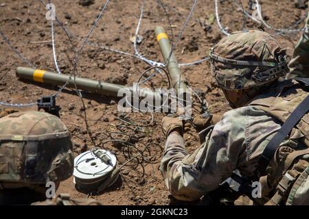 Combat engineers assigned to 29th Brigade Engineer Battalion, 3rd ...