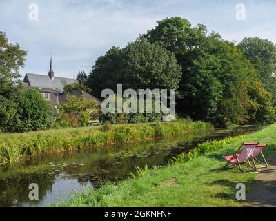 Marienthal Village at the river Issel Stock Photo - Alamy
