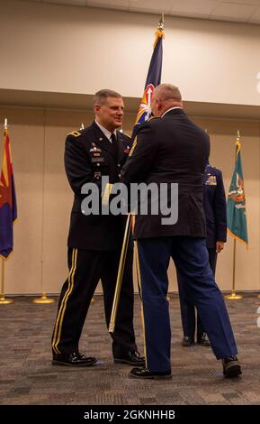 Brigadier General Joseph R. Baldwin relinquishes his command of the ...