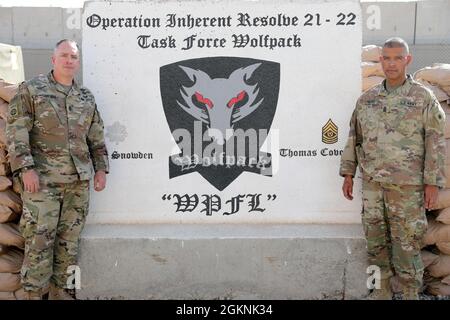 Task Force Phoenix Command Sgt. Maj. Refugio Rosas places a new 40th ...