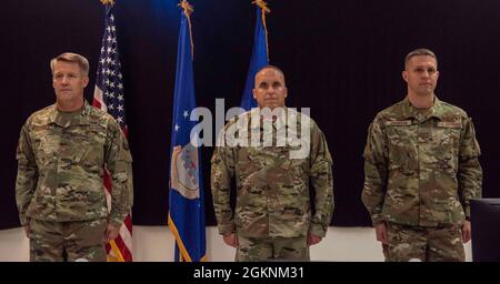 Col. Brian Backman, outgoing 379th Expeditionary Operations Group ...