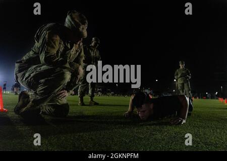 Soldiers demonstrate hand-to-hand combat during the 6th Ranger Training ...