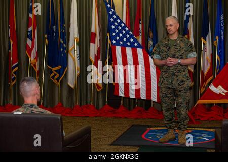 U.S. Marine Corps Sgt. Erik Brinkman with Marine Corps Recruit Depot ...