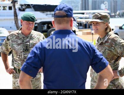 Brigadier General Jennifer Short and Brigadier General Alan Lister from ...