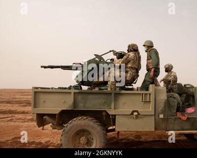 Members of the Royal Morrocan Armed Forces (RMAF) qualify on their crew ...