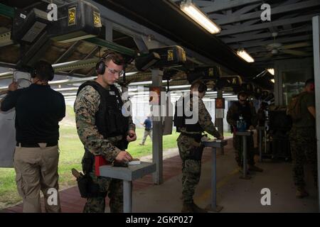 Marines and civilian-Marines aboard Marine Corps Logistics Base Albany ...