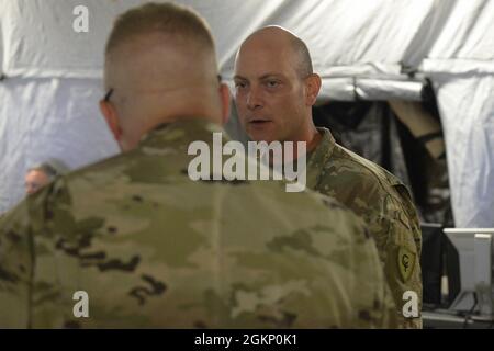 Indiana National Guard Master Sgt. Tahnee Azure, of Martinsville and ...