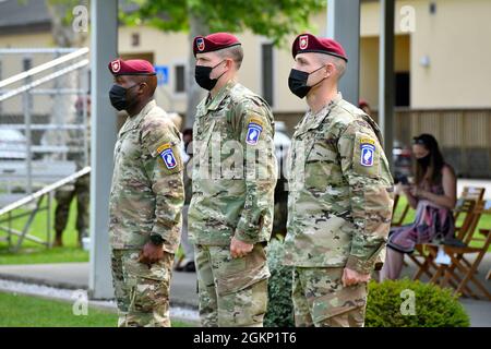 U.S. Army Lt. Col. Kitefre K. Oboho, outgoing commander, 1st Battalion ...