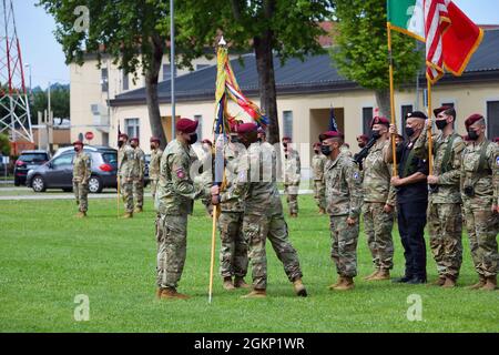 U.S. Army Lt. Col. Kitefre K. Oboho, outgoing commander, 1st Battalion ...