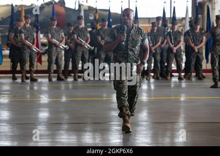 U.S. Marine Corps Col. Marlin D. Williams, commanding officer of Marine ...