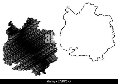 Gwalior district (Madhya Pradesh State, division, Republic of India ...