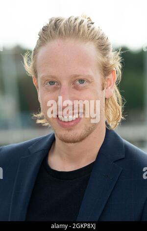 Come Levin attends the Balthazar photocall during the 23rd TV Fiction ...