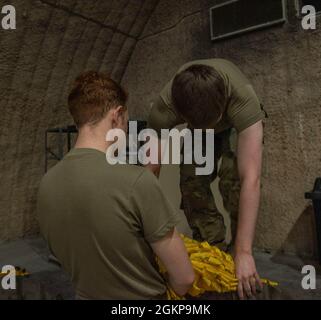 Airman 1st Class Aaron Slack, 23rd Expeditionary Bomb Squadron aircrew ...