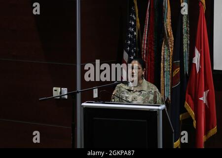 Brig. Gen. Andree Carter, deputy commanding general of the 63rd ...
