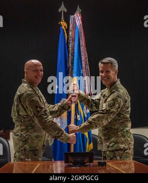 Brig. Gen. Gerald Donohue, incoming 379th Air Expeditionary Wing ...