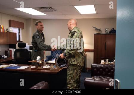 Captain Cassidy Norman, Commanding Officer of USS John C. Stennis (CVN ...