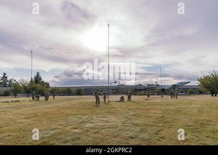 Signaleers of C Co., 898th Brigade Engineer Battalion are awarded the ...