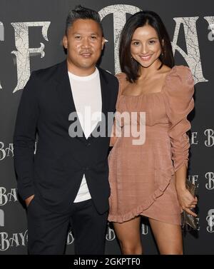 (L-R) Alice Rehemutula and Dante Basco arrives at the 2021 Los Angeles ...