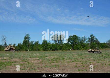 U.S. Army engineers and technicians at Camp Grayling Joint Maneuver ...