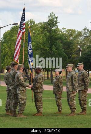 Col. John Popiak, commander of the Army Cyber Protection Brigade (right ...