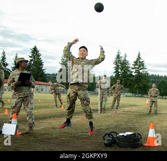 The two-day competition included an Army combat fitness test, land ...