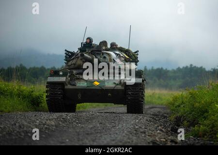 Type 74 tank of JGSDF Stock Photo - Alamy
